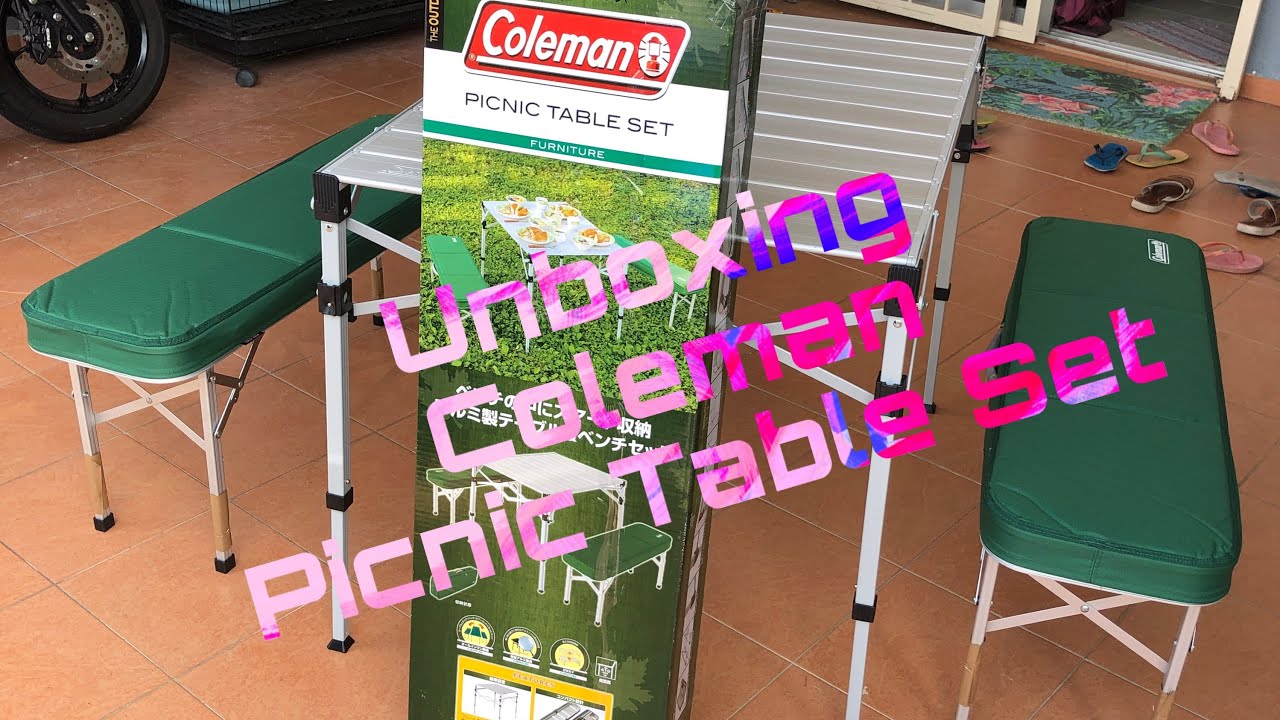 Unboxing Coleman Table Picnic Set - YouTube