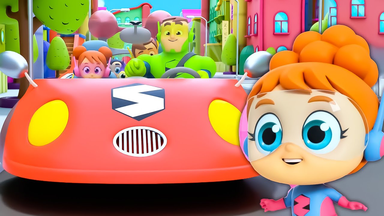 Daddy's Red Car Adventures + More Learning Video & Baby Songs - YouTube