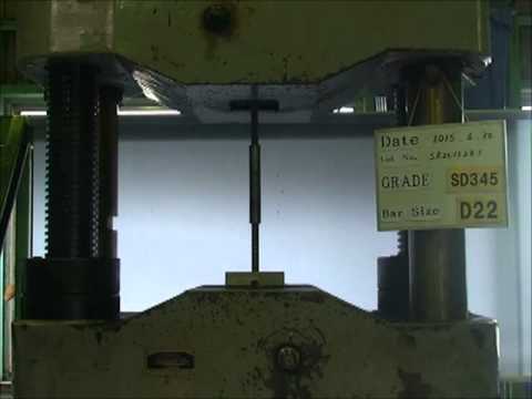 Tensile Test of Coupler of reinforcement steel for MRT station ...