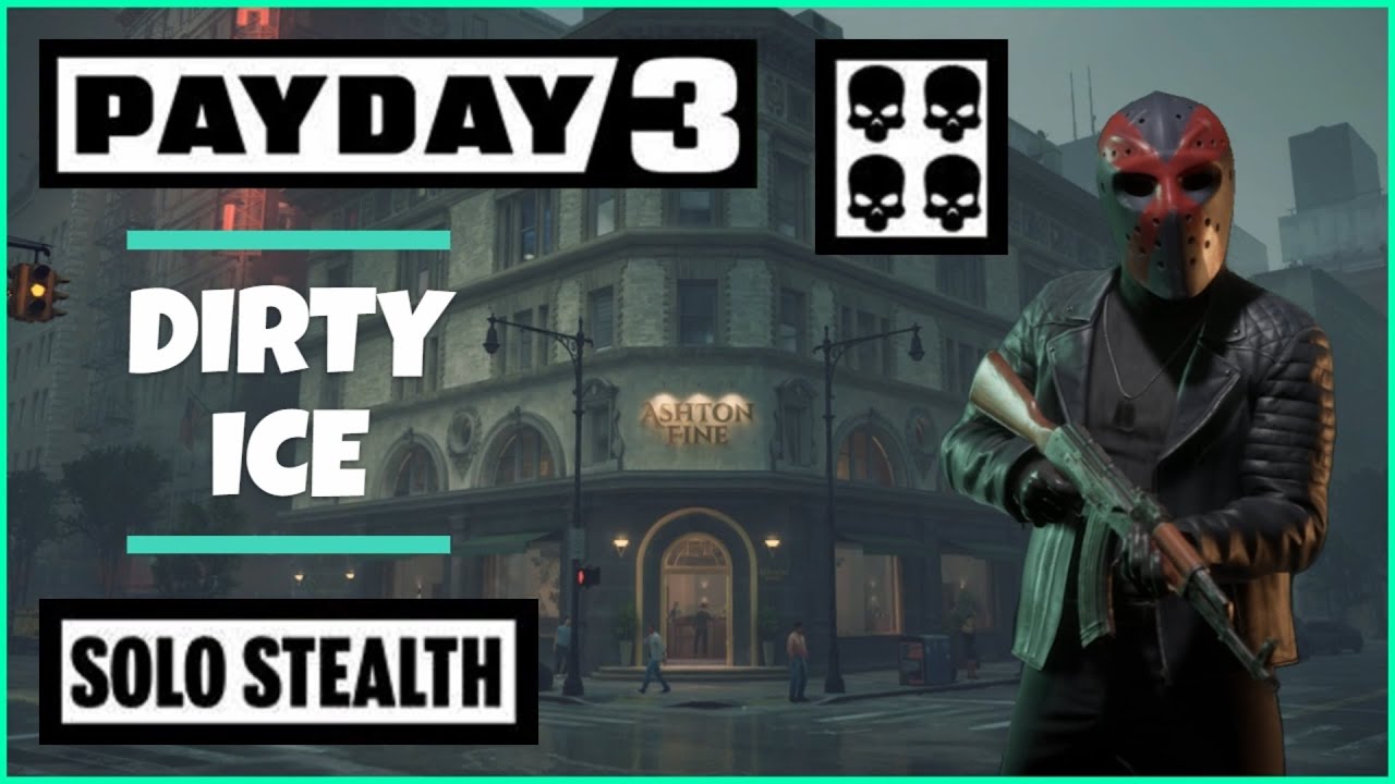 Payday 3: Dirty Ice | Solo Stealth | Overkill Walkthrough | Every Spawn ...