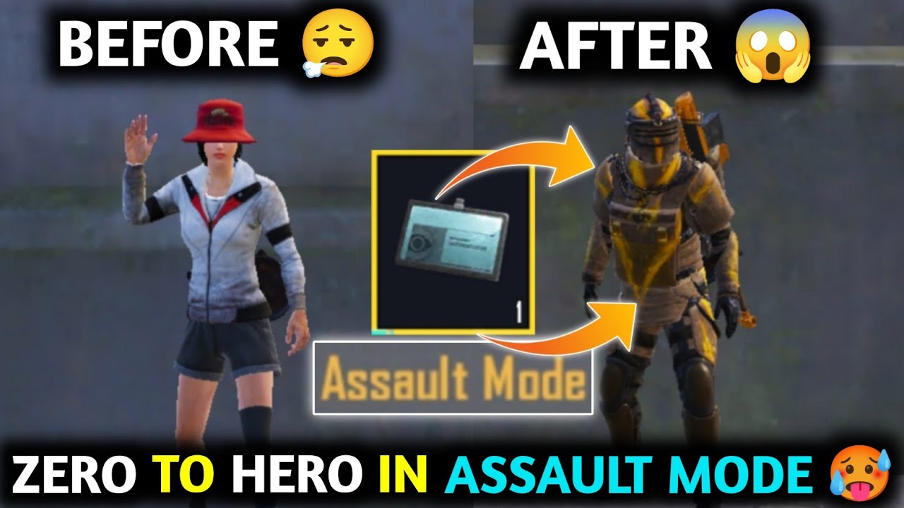 ZERO TO HERO IN ASSAULT MODE 🤯 PUBG METRO ROYALE CHAPTER 23 - YouTube
