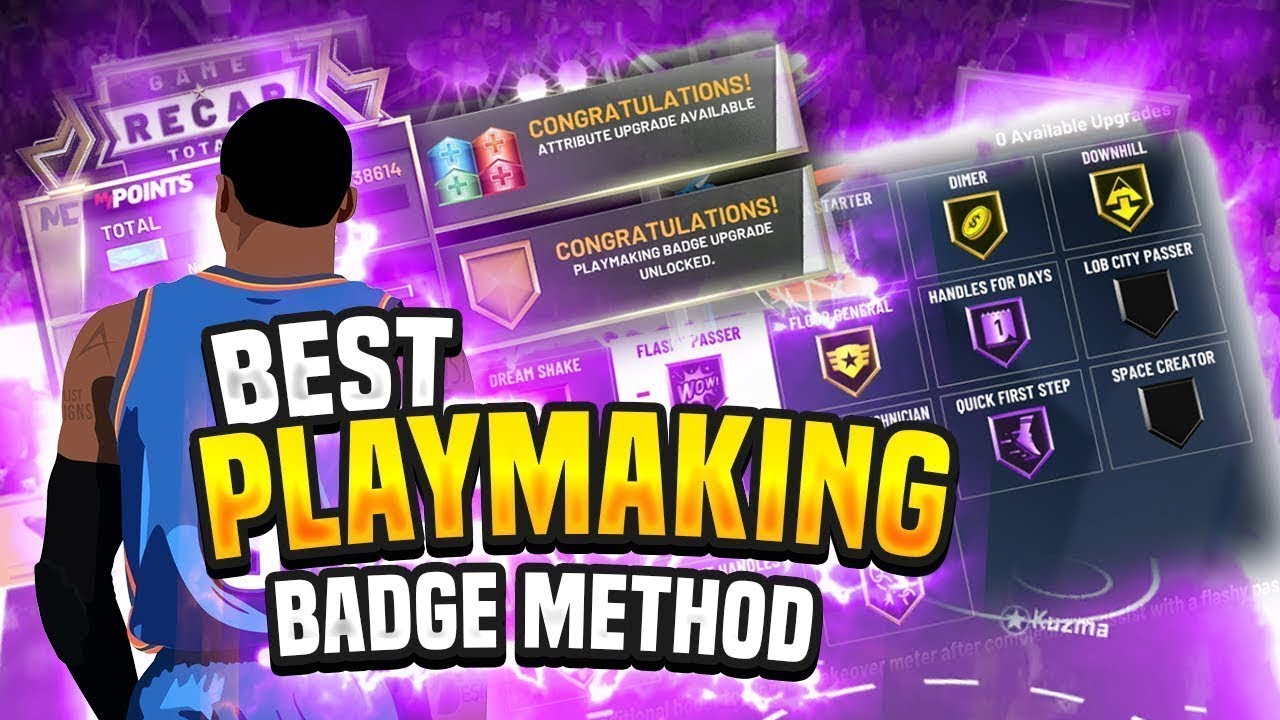 *NEW* FASTEST WAY TO MAX OUT PLAYMAKING BADGES NBA 2K20! FASTEST ...