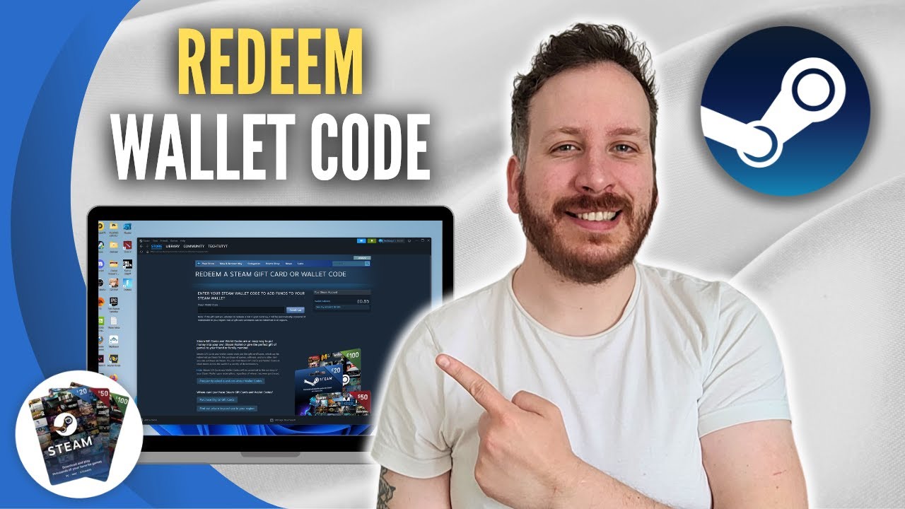 How To Redeem A Steam Wallet Code - YouTube