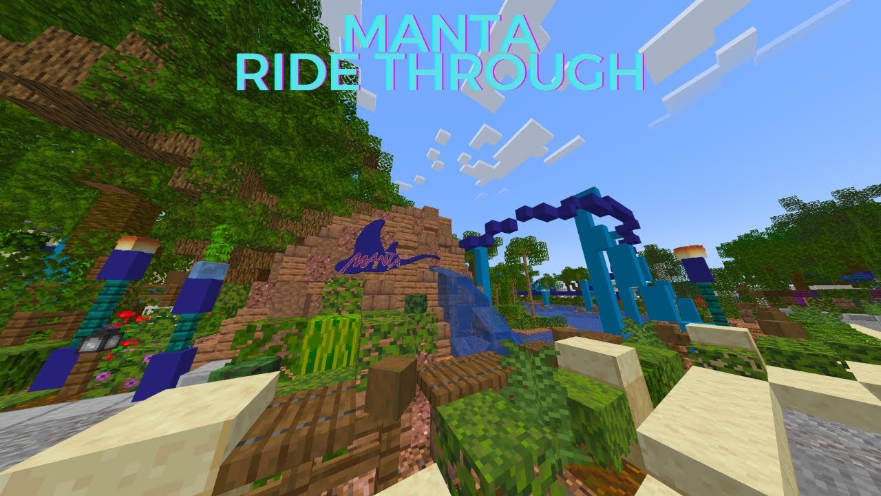 SeaCraft Minecraft - Manta at SeaWorld Orlando! - YouTube