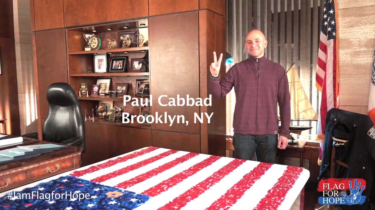 I am Flag for Hope Paul Cabbad - Producer Blue Bloods - YouTube
