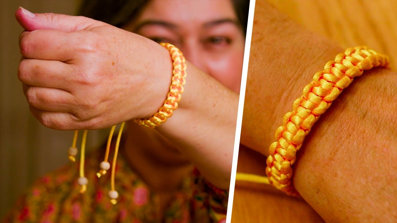 Pulseira de Macramê | Tutorial Passo a Passo - YouTube