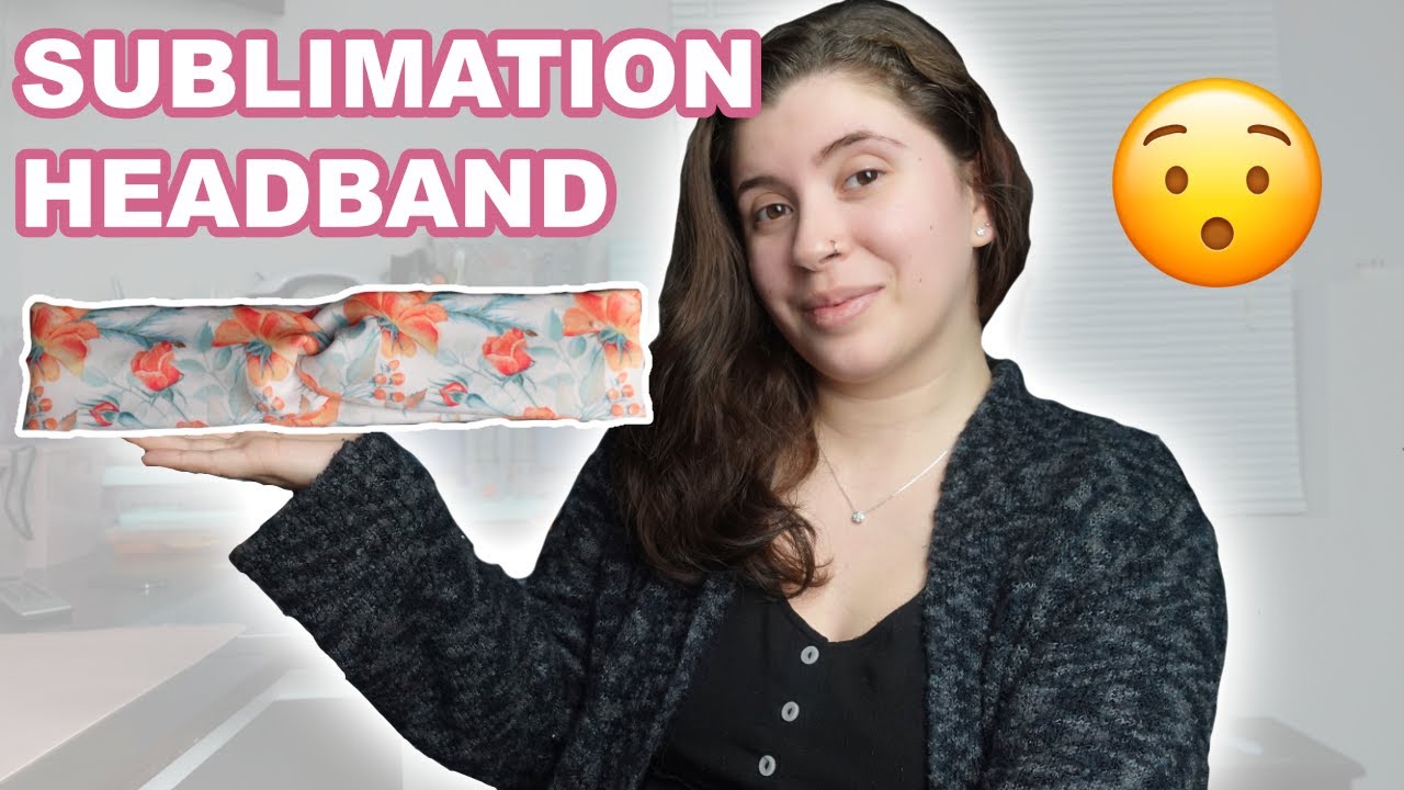 Sublimation and sew headband - YouTube