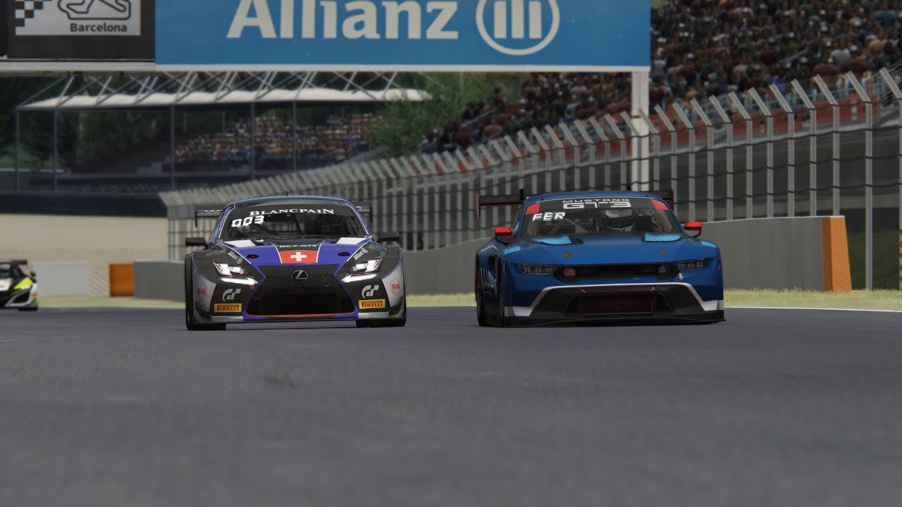 Assetto Corsa, GT3, Circuit de Barcelona-Catalunya, Race. - YouTube