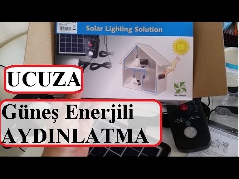 Güneş Enerjisi İle Çalışan Aydınlatma Sistemi İncelemesi SOLAR ENERJİ