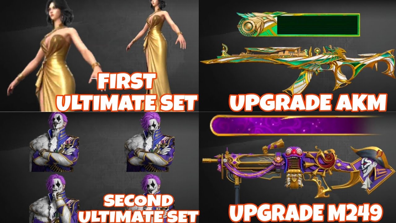 First and Second Ultimate Set 3.7 Update | Upgrade M249 | Upgrade AKM - YouTube