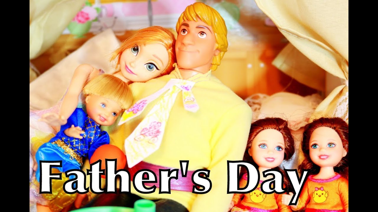 Barbie Story Happy Father's Day Tie Craft - YouTube