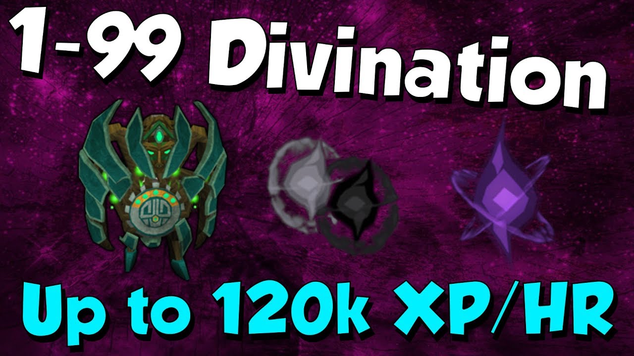 1-99 Divination Guide! Up to 120k Xp/hr [Runescape 3] Caches Op! - YouTube
