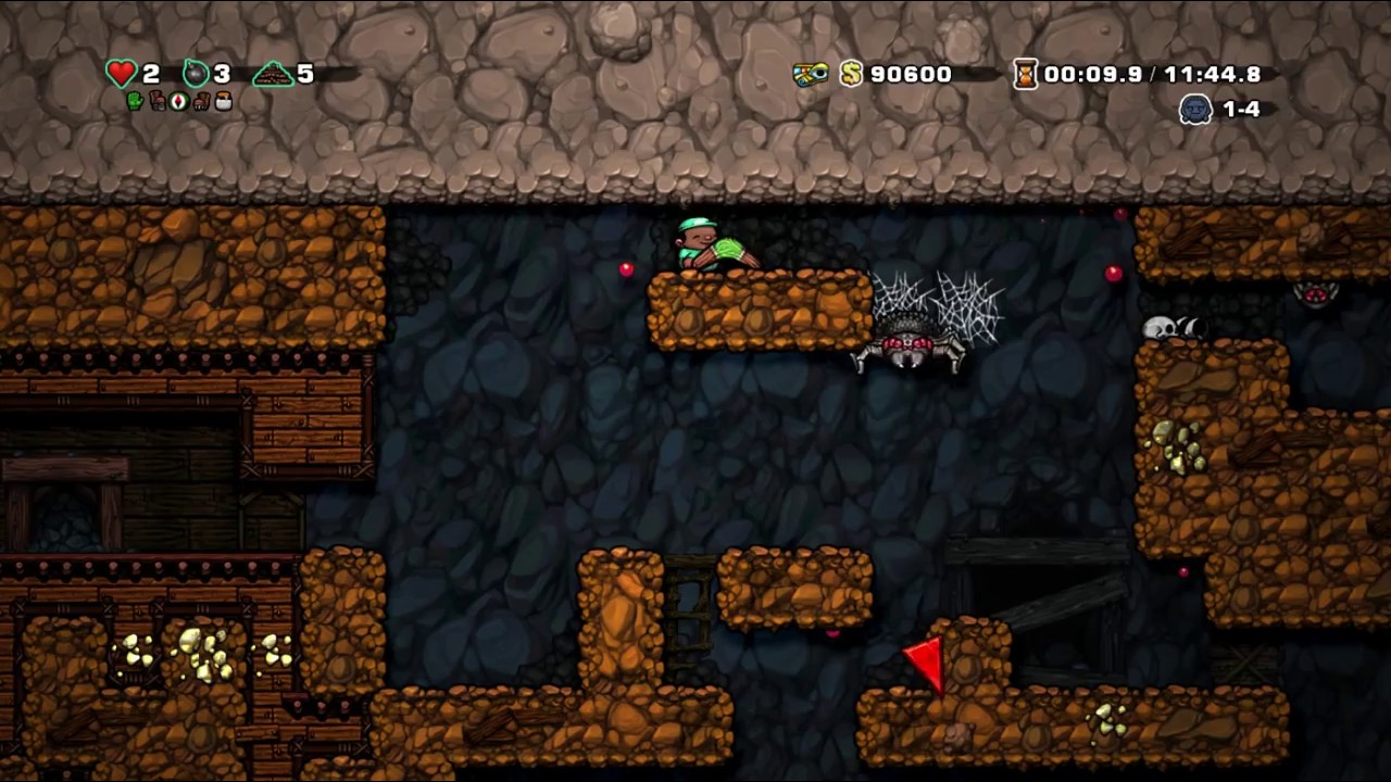 Spelunky - Magic Flying Spider and the Boomerang of Betrayal - YouTube