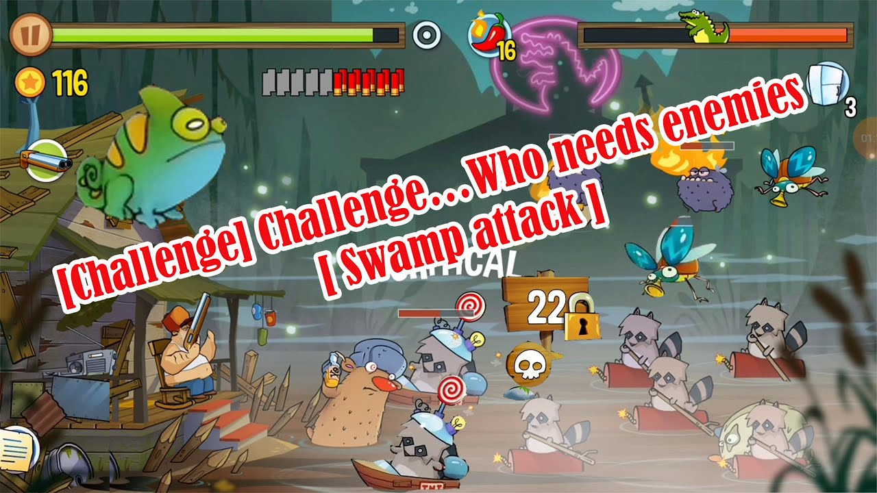 Challenge…Who Needs Enemies Swamp Attack @Qaokala - YouTube
