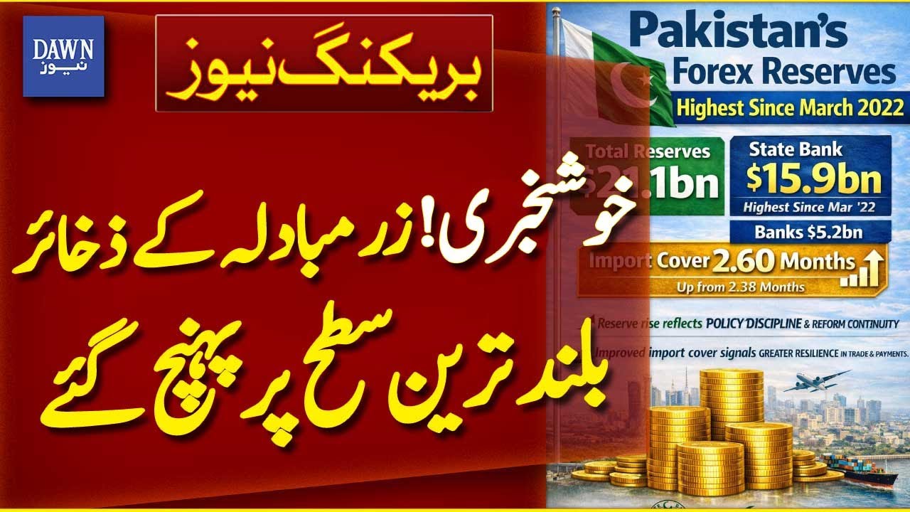 Pakistan Forex Reserves Reach Highest Level Since March 2022 | Breaking ...