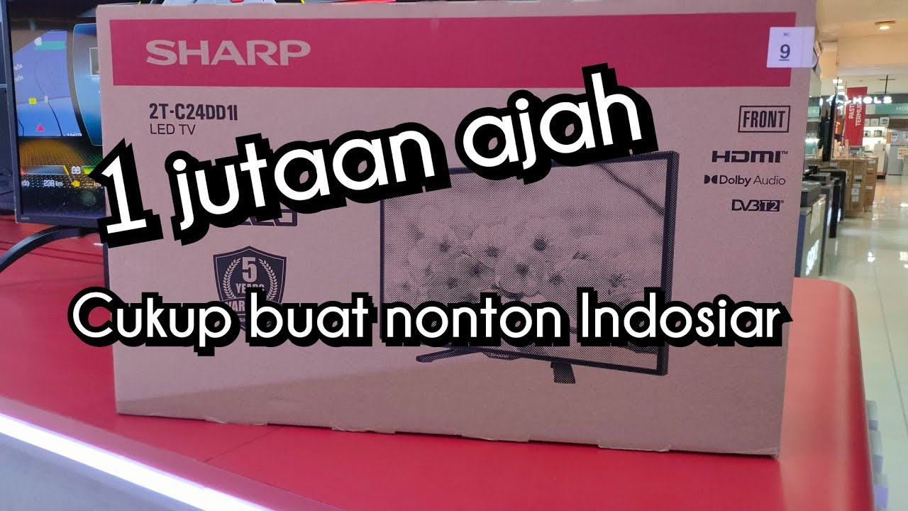 1 JUTAAN AJA ‼️ TV MURMER MASIH NIH DARI SHARP ‼️ - YouTube