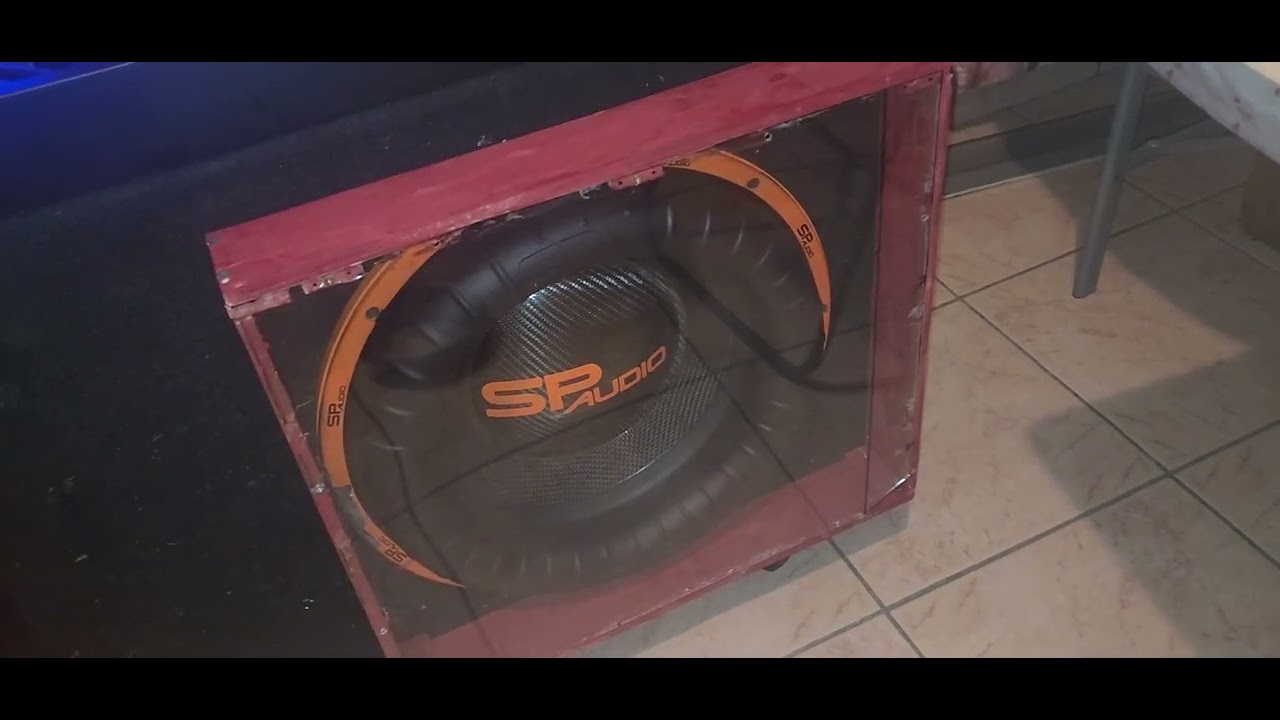 i just built a sub box for SP subwoofer for my friend lets see how loud ...