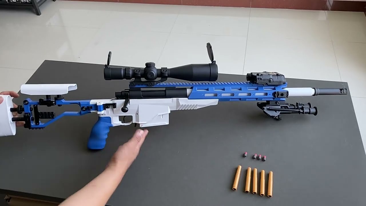 Csnoobs M40A6 Sniper Rifle Dart Blaster - YouTube