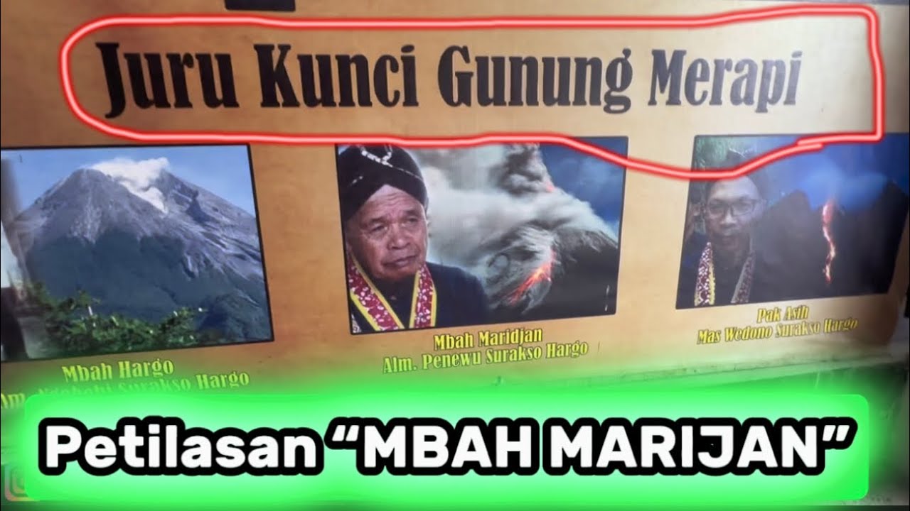PETILASAN ALMARHUM MBAH “MARIJAN” JURU KUNCI GUNUNG MERAPI‼️ - YouTube