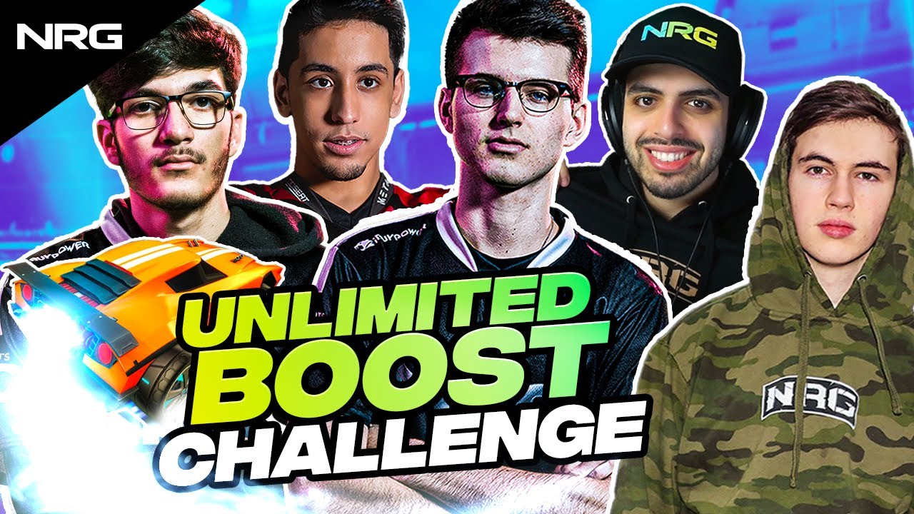 NRG Rocket League Pros Play with Unlimited Boost (Challenge) | musty ...