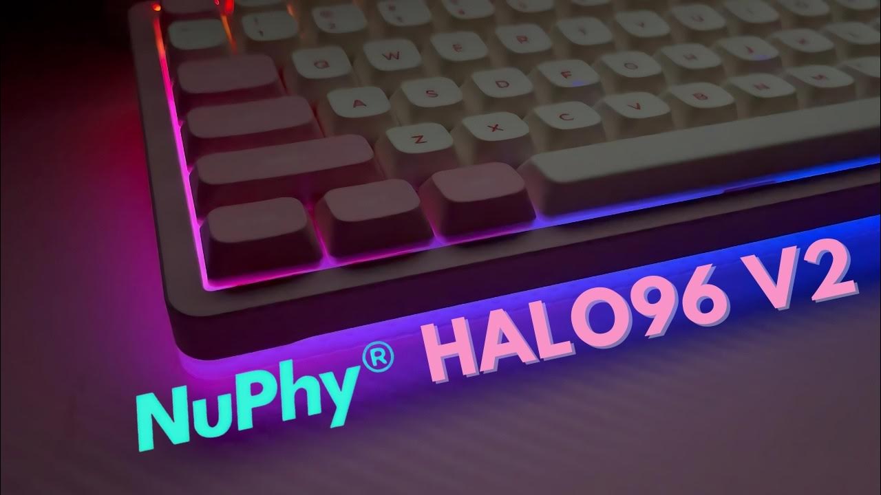 Pink Nuphy Keyboard | Sakura Fizz with Raspberry Switches | New Nuphy Halo96 V2 Mechanical ...