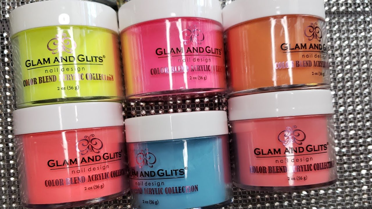 Color Blend Collection Glam & Glits💙💛🧡 - YouTube