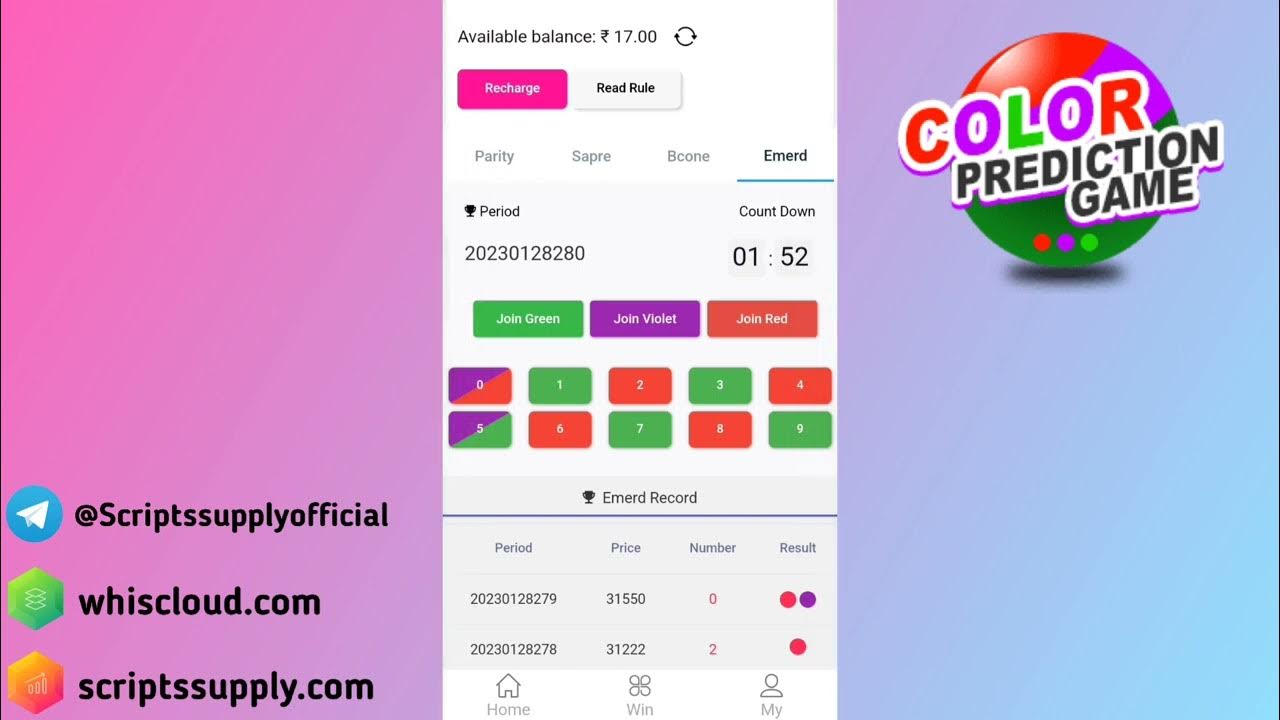 How To Make Color Prediction Website in 2023 | TeslaMall No.1 Color ...