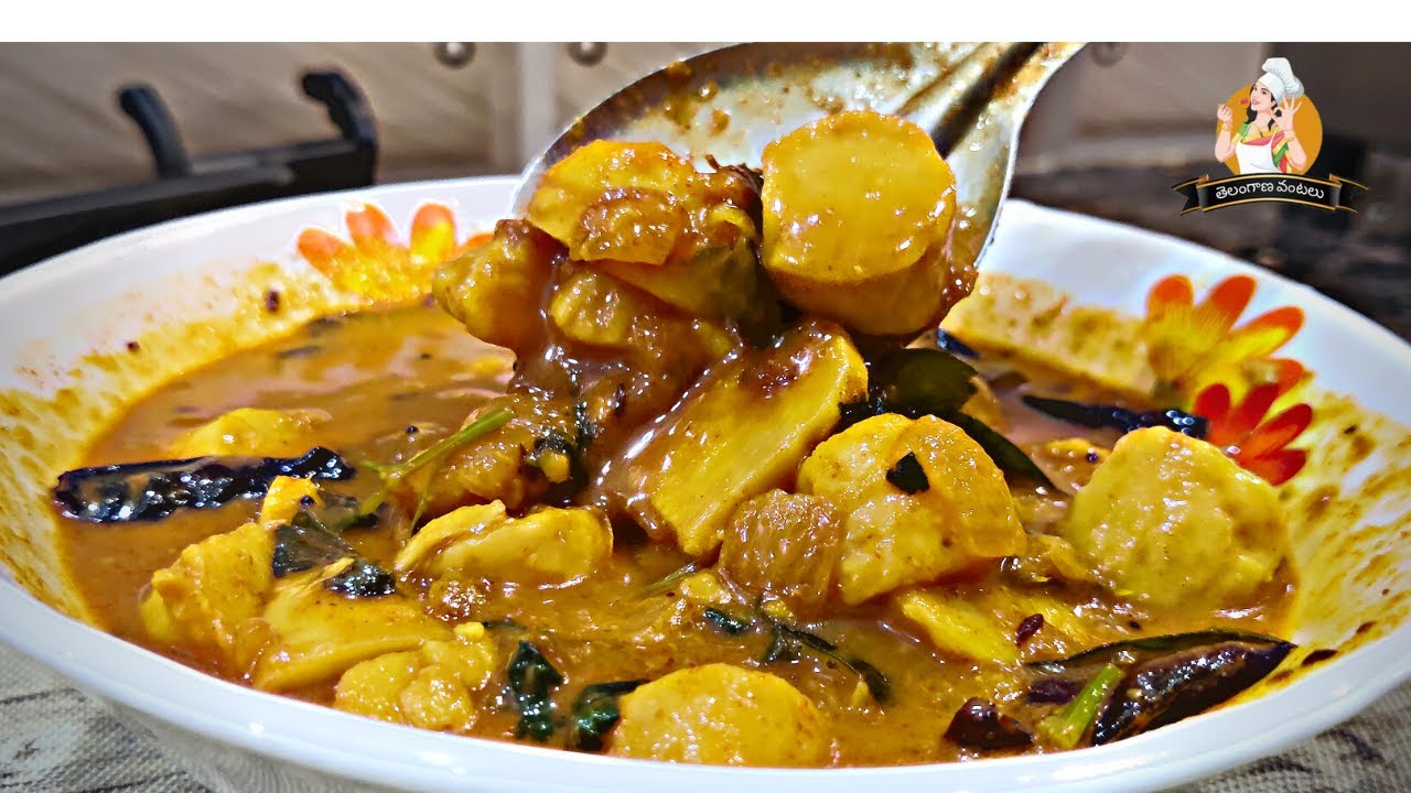 Chamagadda Pulusu By grandma|మా నానమ్మ చేసిన రుచికరమైన చామదుంపల పులుసు ...