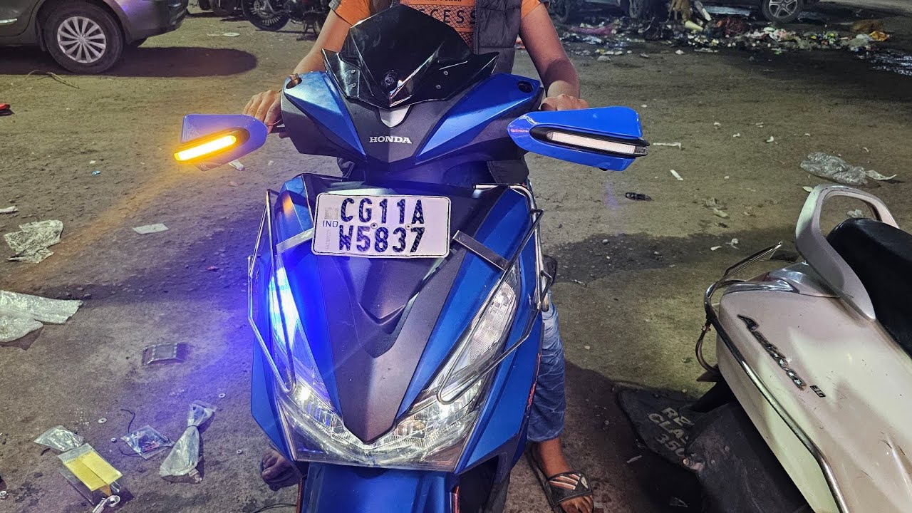 Honda Grazia Scooty full modified / Monster Machine #korba - YouTube