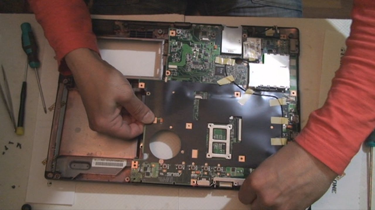 Como desmontar portatil ASUS F5 x50gl - YouTube
