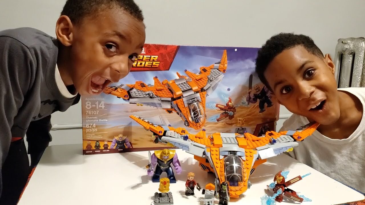 How to Build: Lego Marvel Super Heroes Thanos Ultimate Battle - YouTube