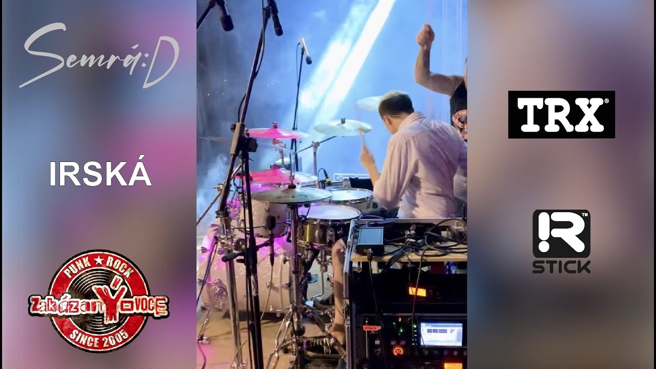 Martin Semrád - zakázanÝovoce - Irská (Drum Cam) - Live Radotín 27.5. ...