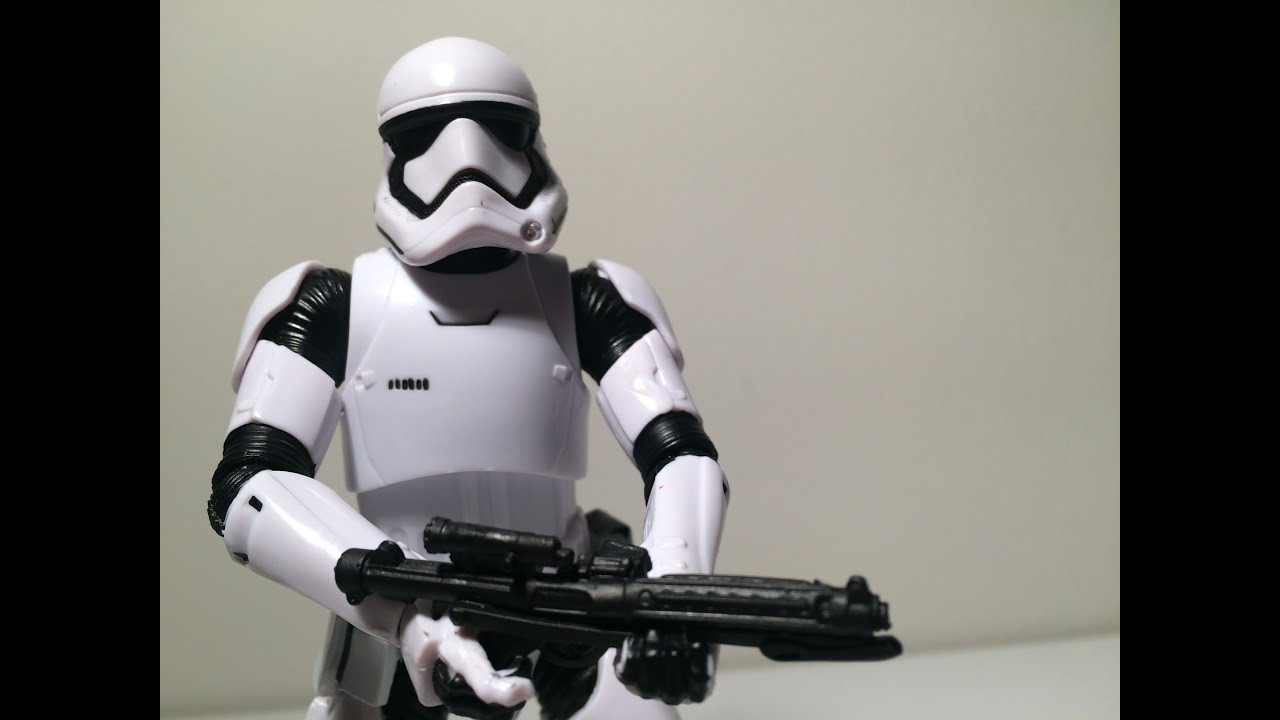 First Order Stormtrooper (The Force Awakens); The Black Series 6" - YouTube