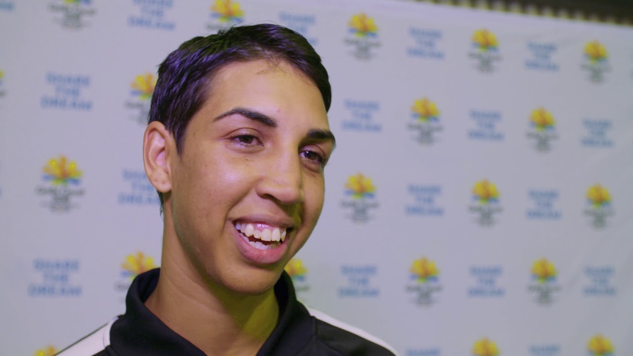 Catching up with bronze medalist Alexis Pritchard - YouTube