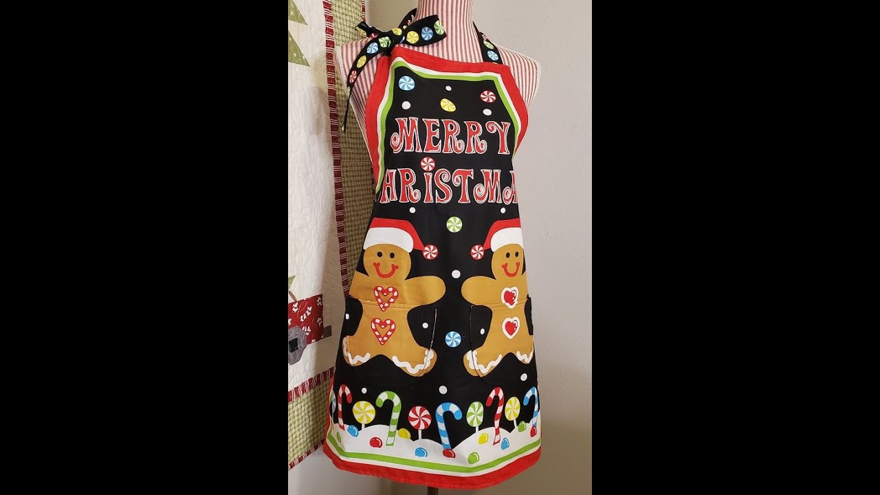 Make a Lined Apron from a Panel - YouTube