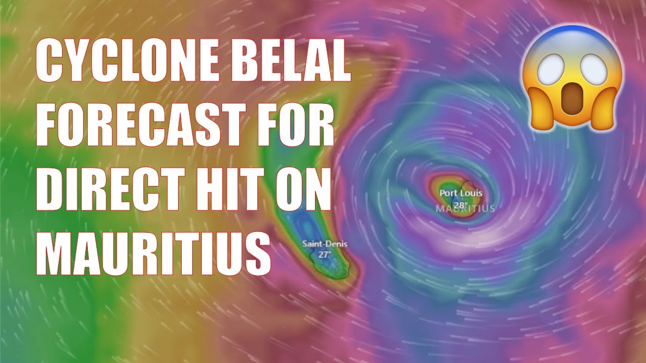 Cyclone Belal to Pass Over Mauritius - DIRECT HIT! School Closures ...