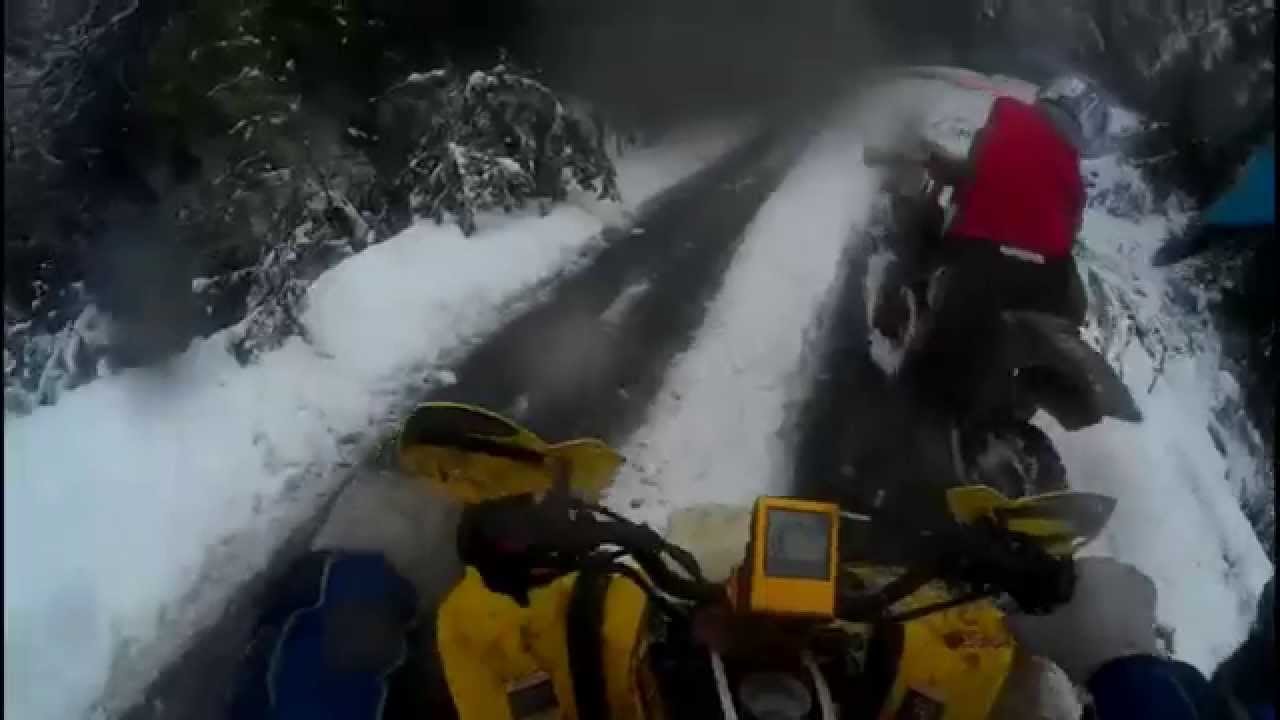 Kawasaki KLF 300c & Bashan 200 S-7 & Yamaha TTR 125 & Honda HM CRE 50 ...