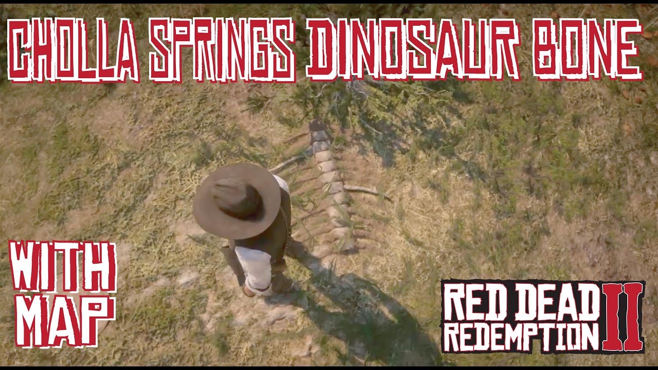 Cholla Springs Jorge's Gap Dinosaur Bone Location Red Dead Redemption 2 ...