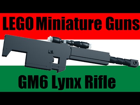 LEGO Miniature Guns: GM6 Lynx - YouTube