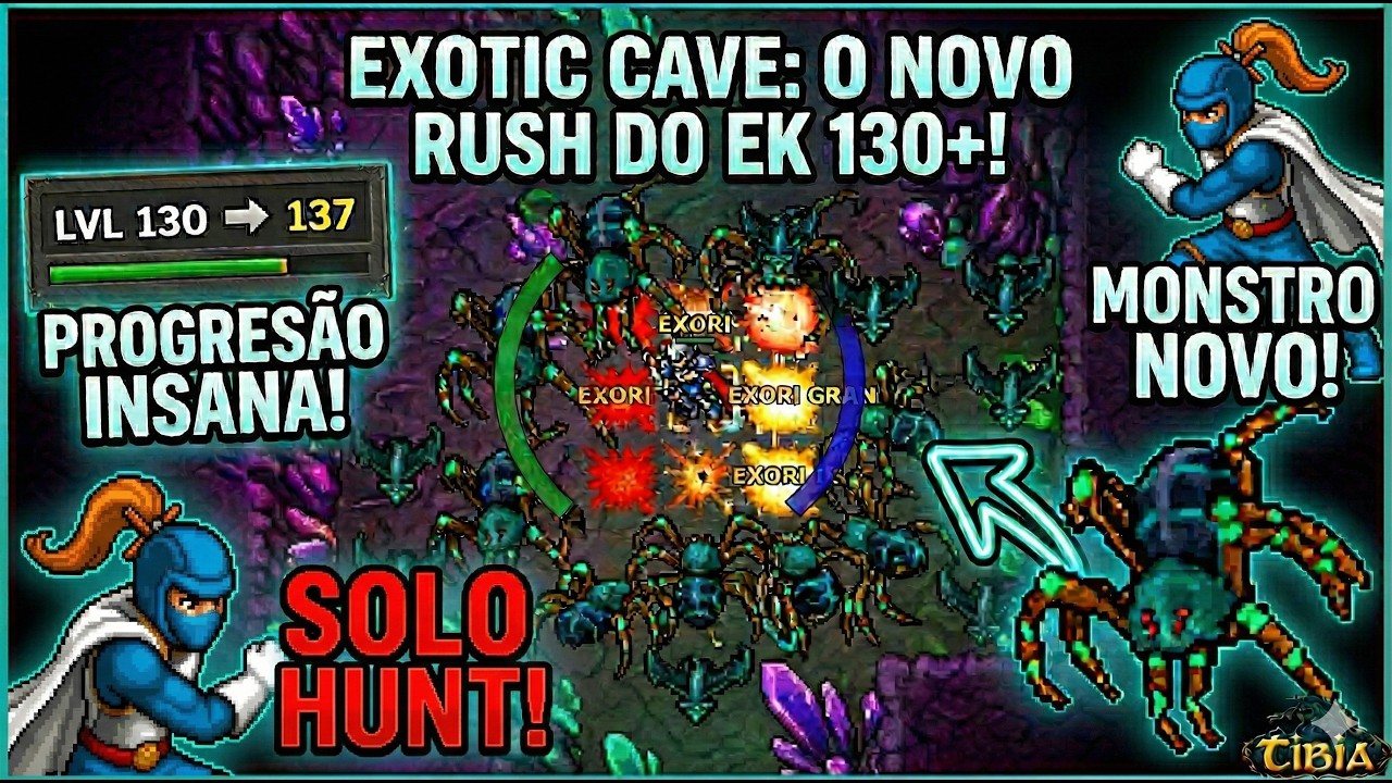 EXOTIC CAVE: RUSH DO INSANO PARA EK 130+ - YouTube