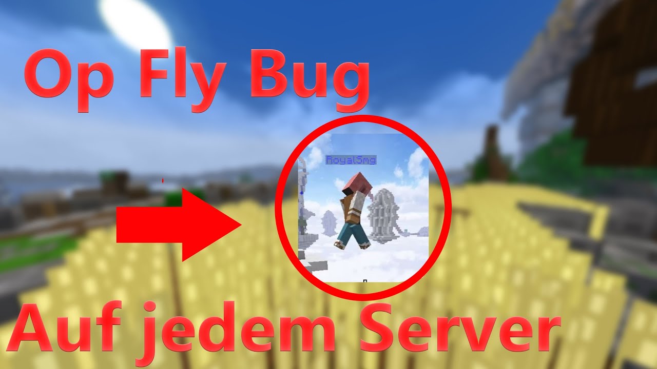 Op Fly BUG auf JEDEM Minecraft Server - YouTube