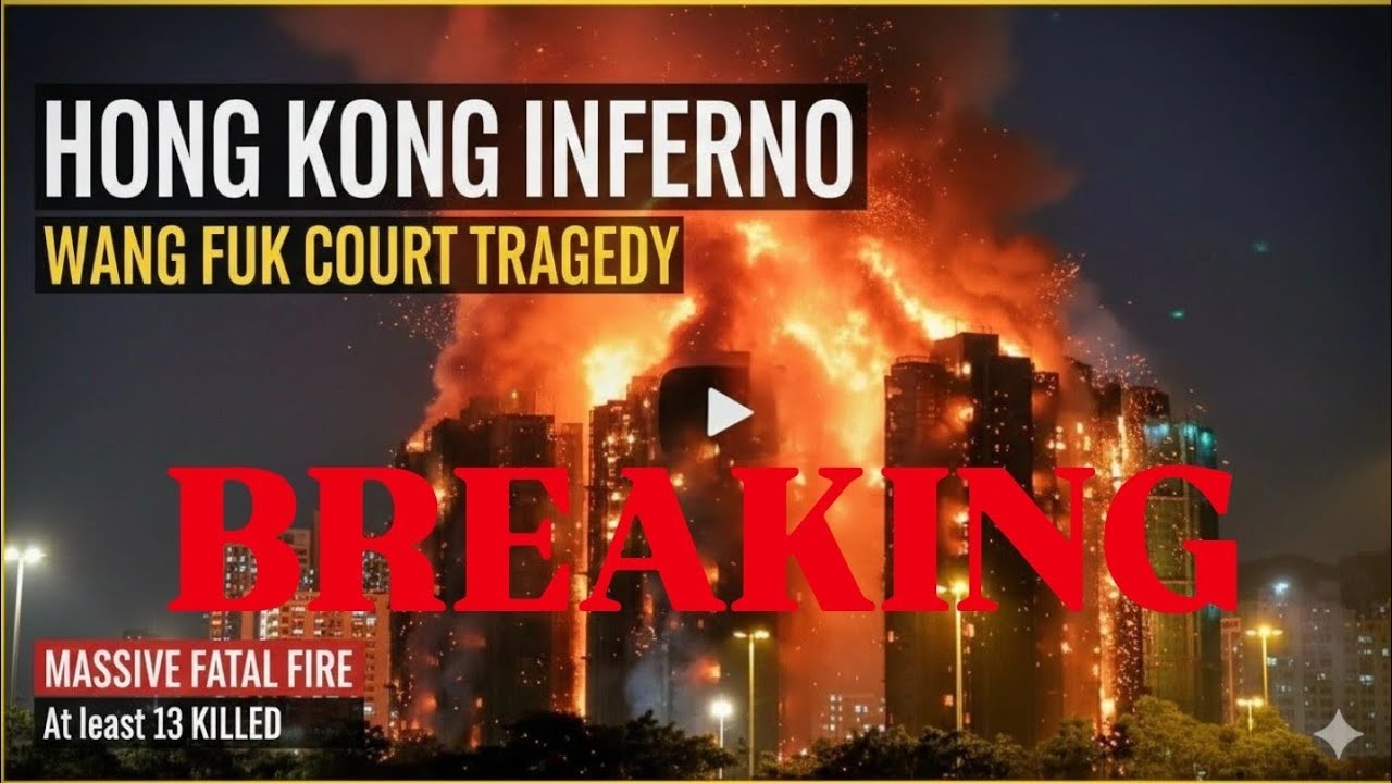 Massive Hong Kong Building Fire | Wang Cheong House Scaffolding ...