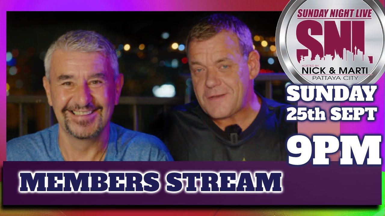 MEMBERS SUNDAY NIGHT LIVE - 25th Sept 9pm - YouTube