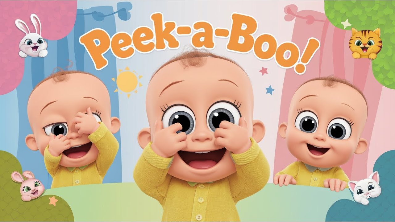 Peek A Boo Song Nursery Rhymes | Action Songs For Kids - YouTube