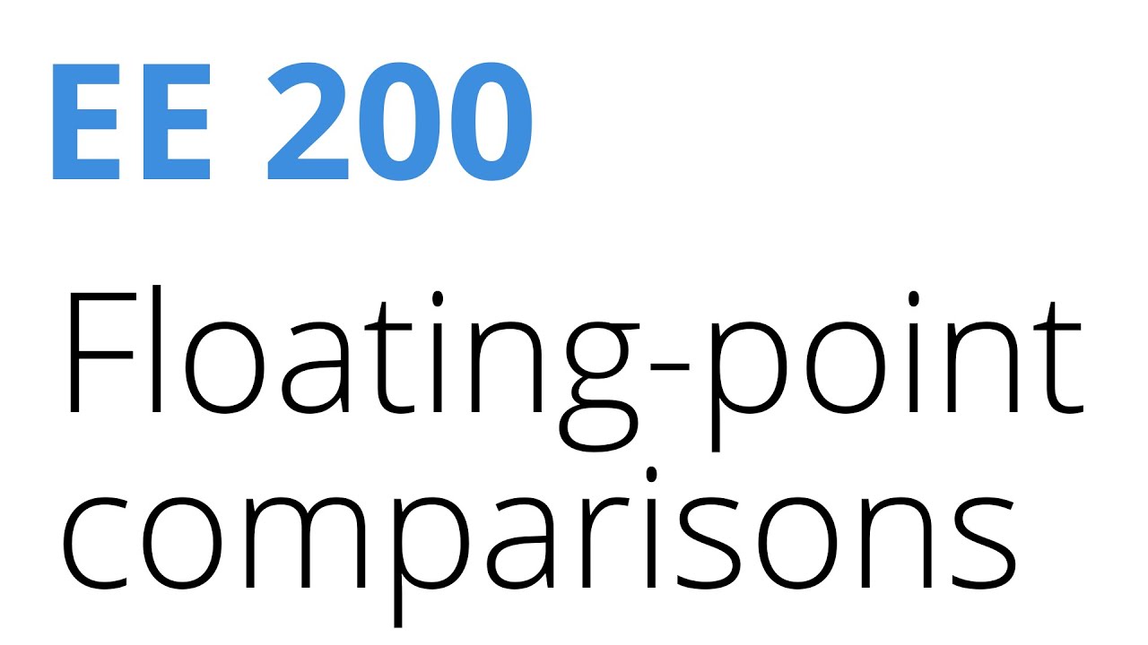 How not To Compare Floating point Numbers YouTube how-not-to-compare-floating-point-numbers-youtube