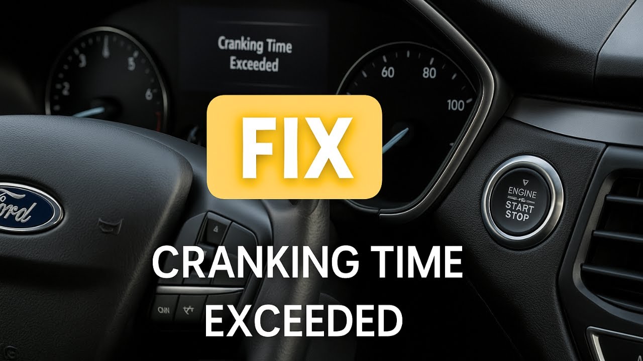 Cranking Time Exceeded