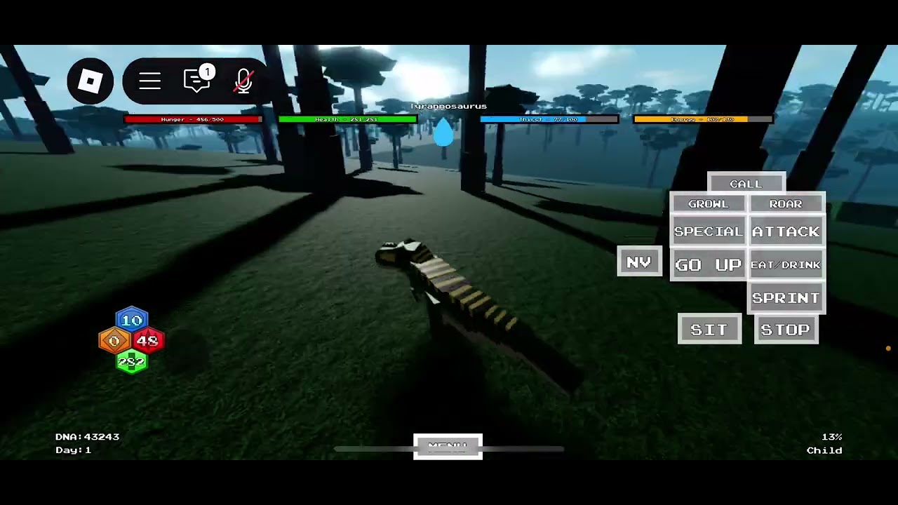 Roblox [jurassic pixel] playing with the T. rex 🦖 #roblox - YouTube