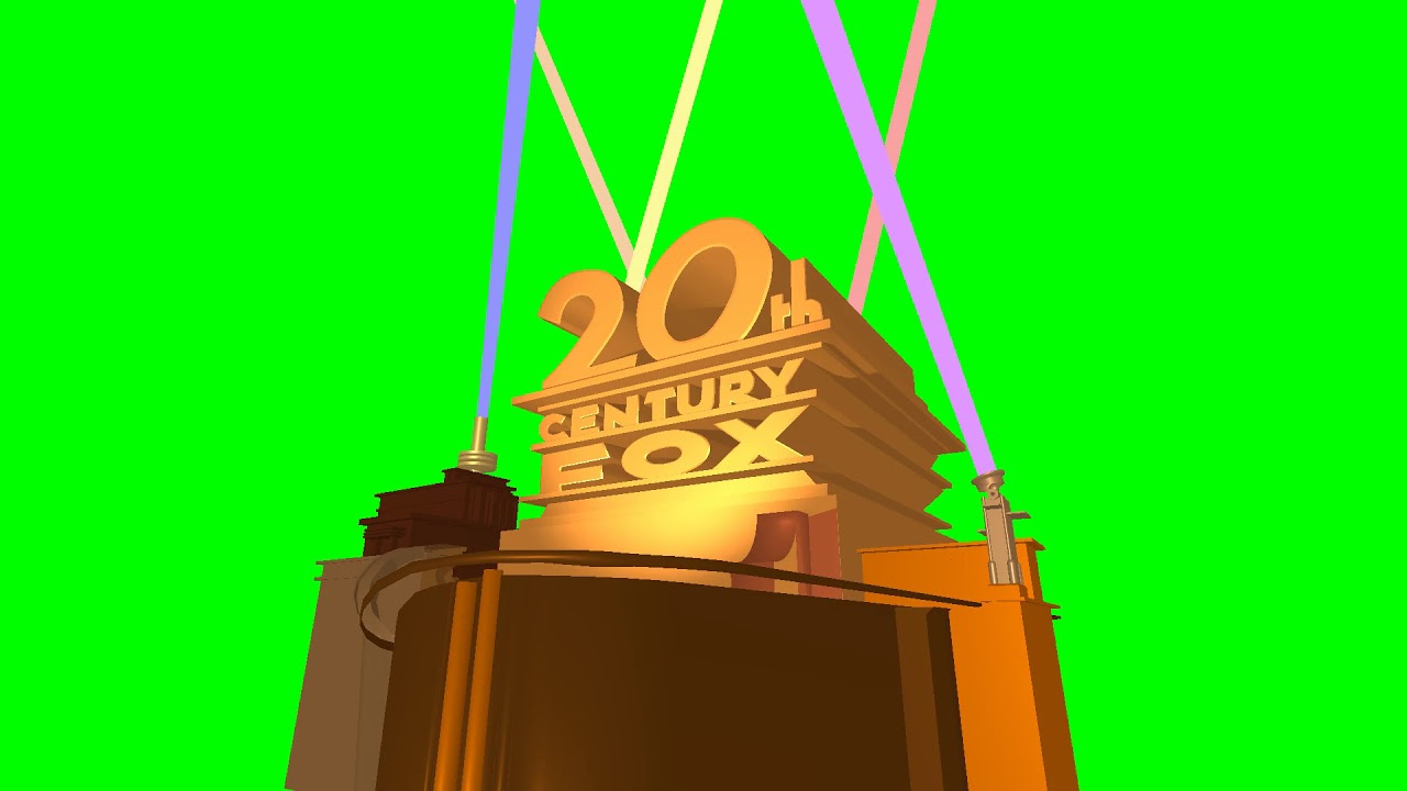 20th Century Fox 1954 CinemaScope Logo Structure V2 In Green Screen ...