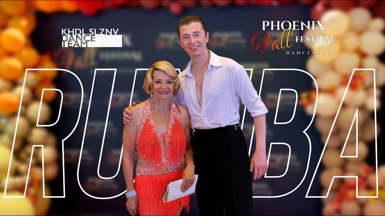 IVAN KHUDOLIY and MARIA ROBERTS, Rumba | Pro/Am Open S1 | Phoenix Fall Festival 2024 - YouTube