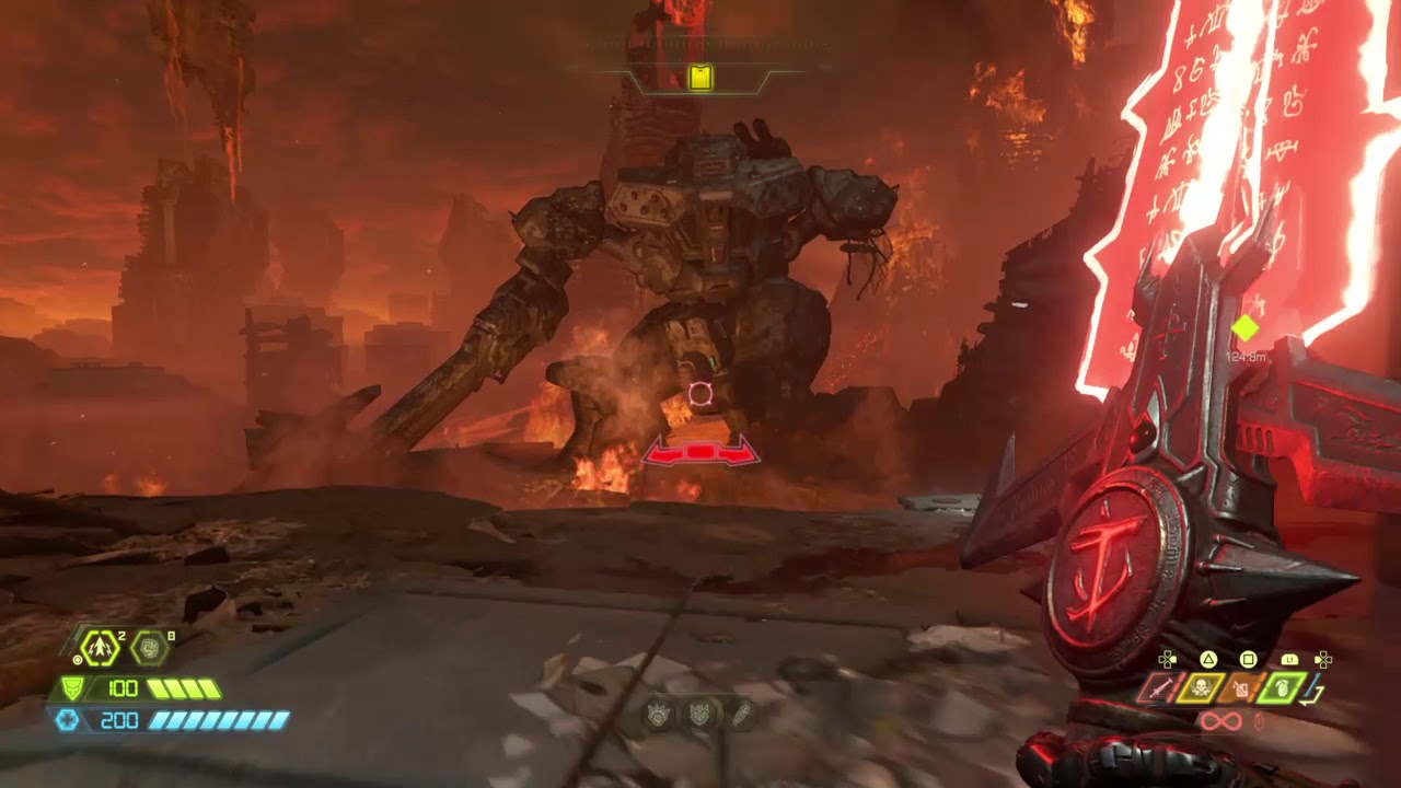 DOOM Eternal|Crucible with Infinite Ammo and completing "Hell on Earth ...